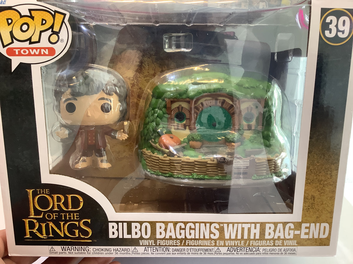 Funko Pop Towns The Lord Of The Rings Bilbo Baggins With Bag-End – POP SHOP & GALLERY