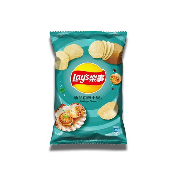 Lay's Fried Scallops Flavor (59.5g, China) | Exotic Seafood Snack Experience – POP SHOP & GALLERY