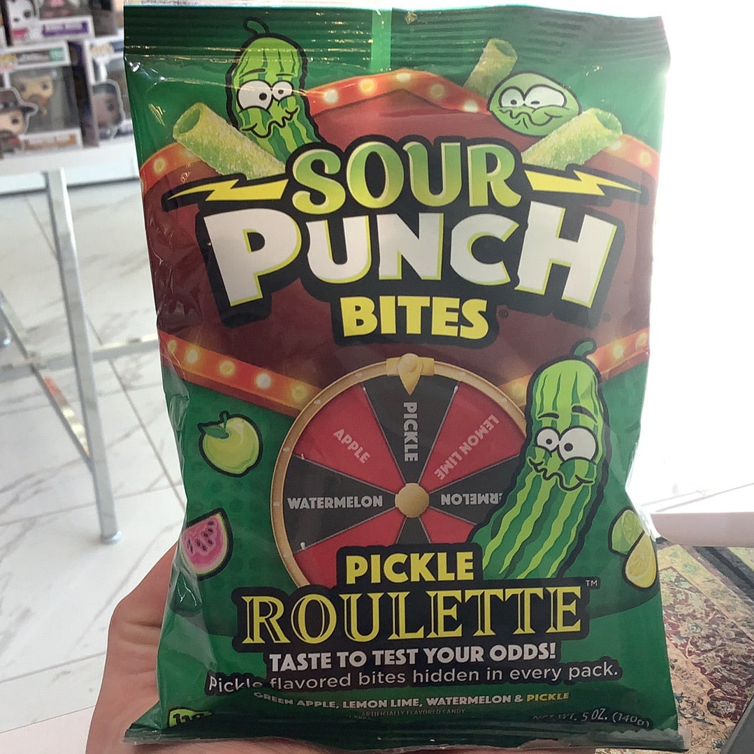 Sour Punch Bites Pickle Roulette – POP SHOP & GALLERY