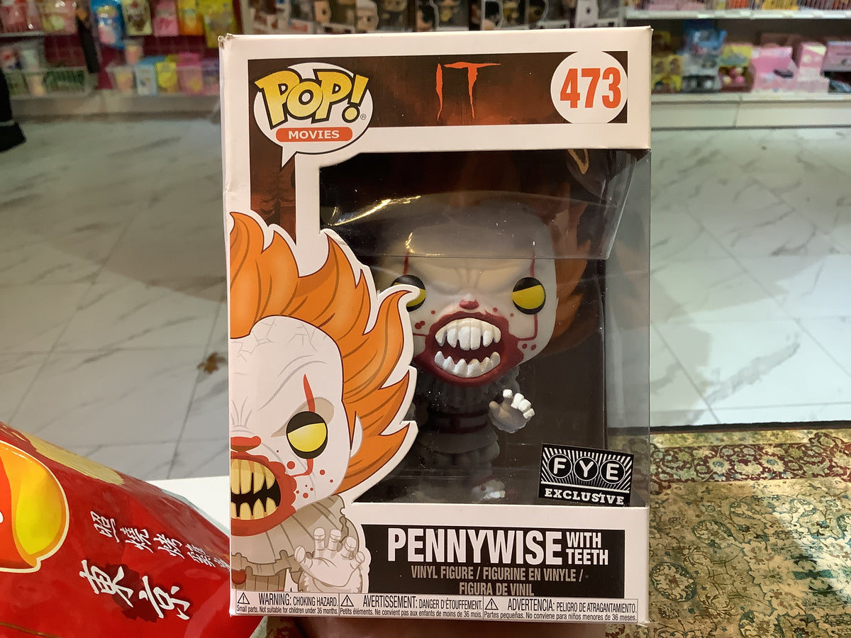 Funko Pop Movies It Pennywise with Teeth 473 FYE EXCLUSIVE – POP SHOP ...
