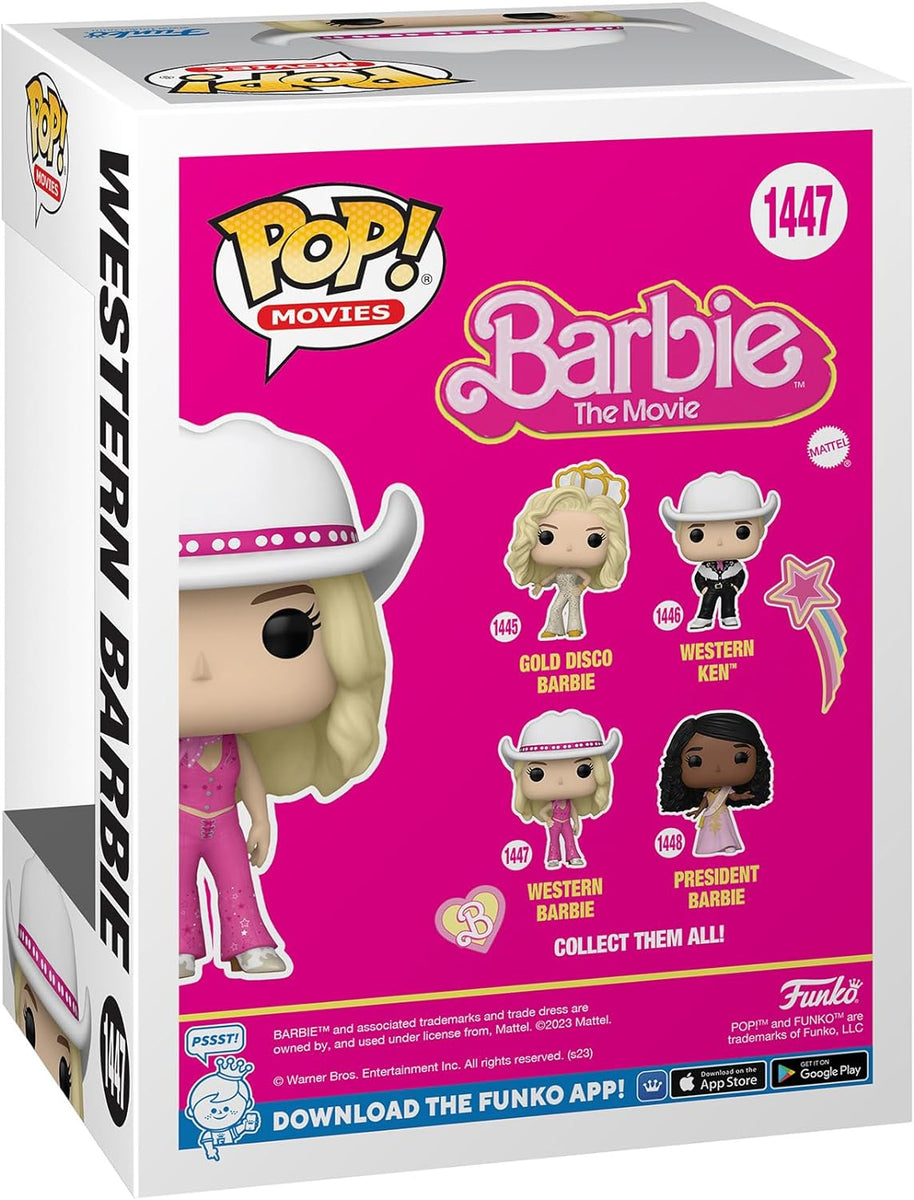 Funko Pop Movies Barbie The Movie Western Barbie 1447 – POP SHOP & GALLERY