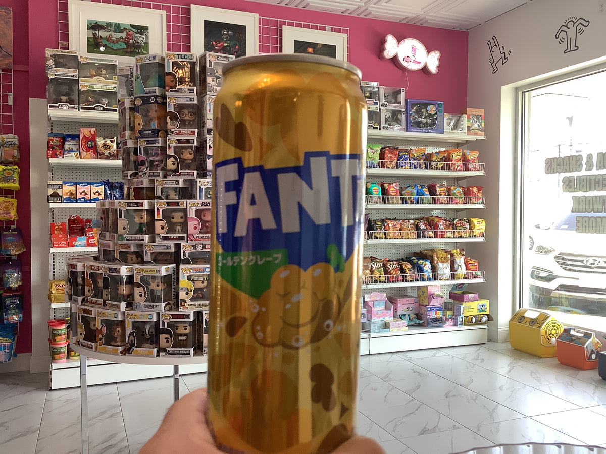 Fanta Golden Grape can (16 Oz) Japan – POP SHOP & GALLERY