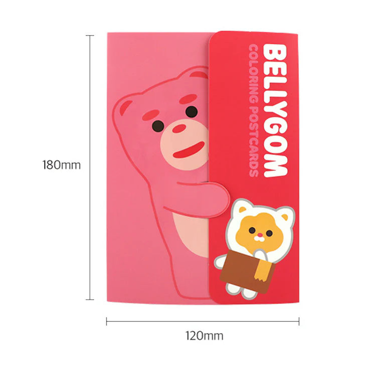 🛒 BellyGom Coloring Postcards | PopShopLife – POP SHOP & GALLERY