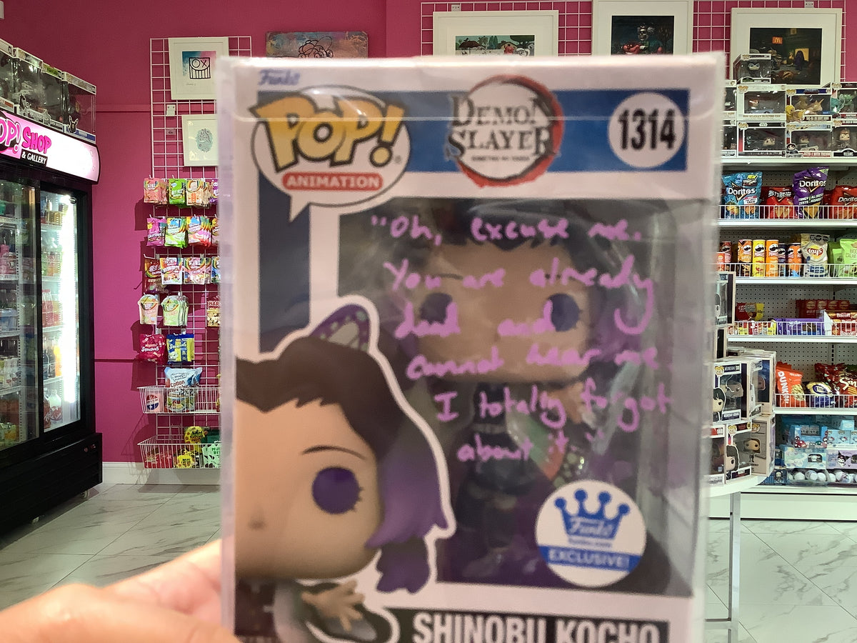 Shinobu Kocho Demon Slayer Autographed Funko Pop Animation 1314 – POP ...