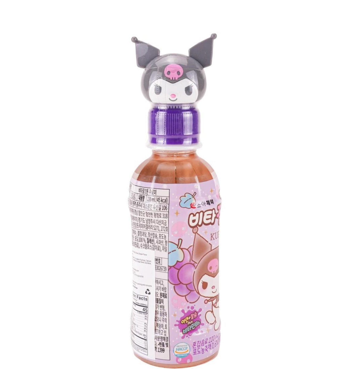 Sanrio Kuromi Grape Flavored Juice (220ml) Korea – POP SHOP & GALLERY