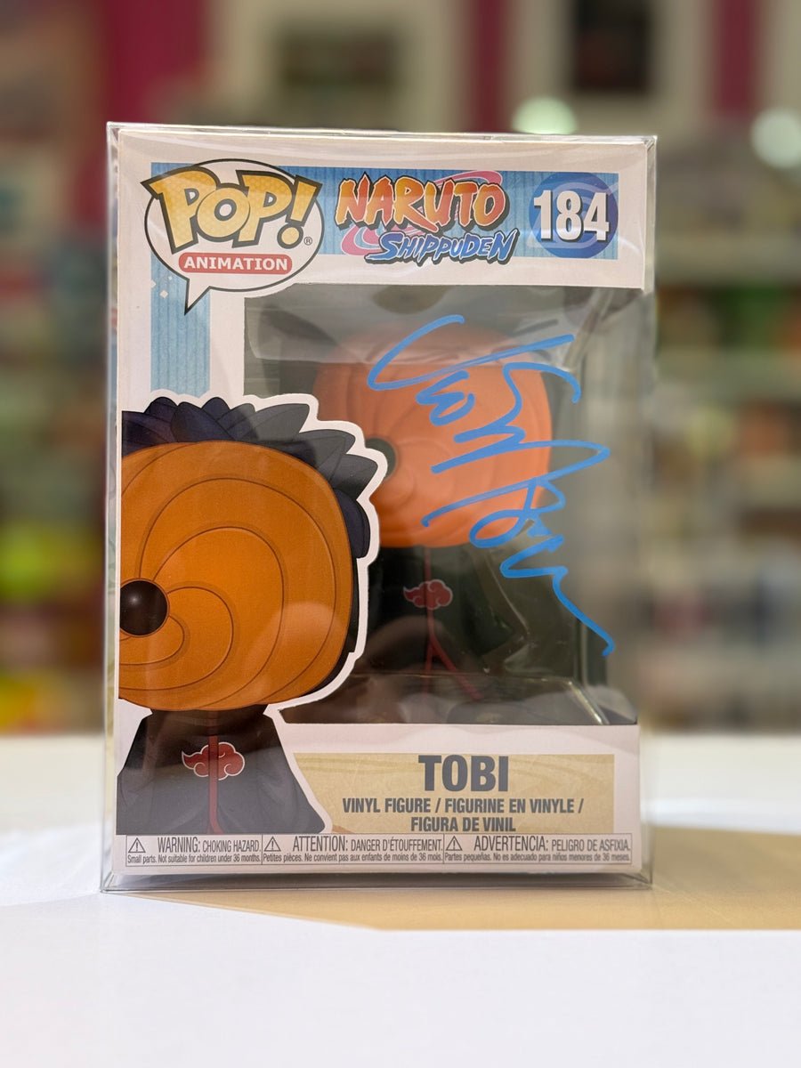 Funko POP! Animation: Naruto Shippuden- Tobi 184 SIGNED BY: Vic Mignog ...