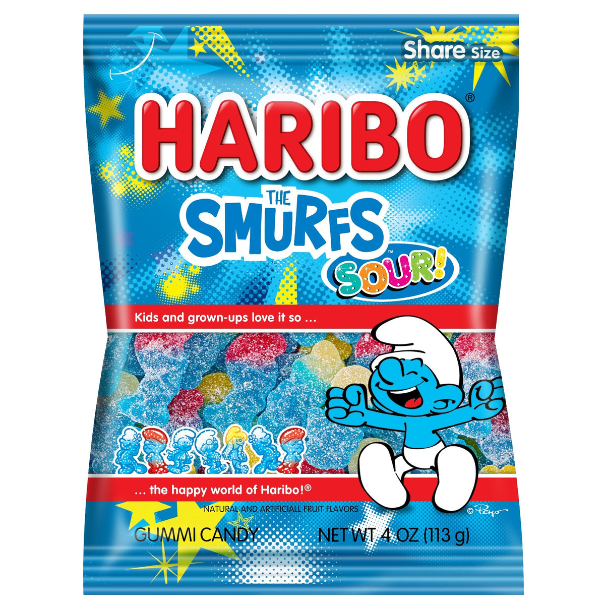 Haribo The Smurfs Sour (113g)(Turkey) – POP SHOP & GALLERY