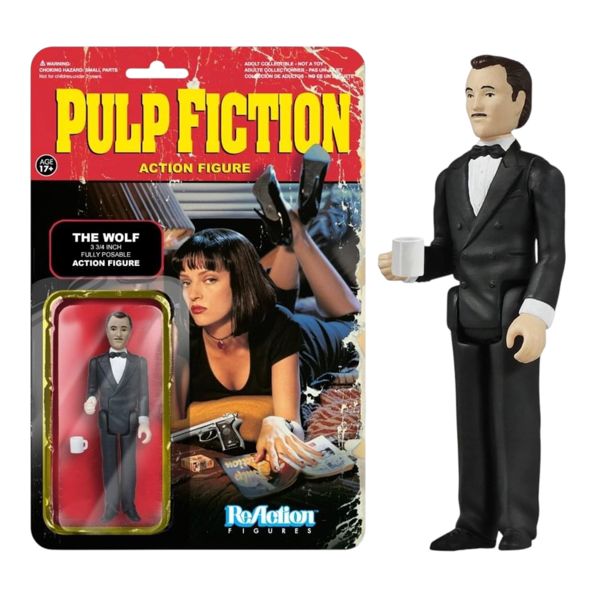 The Wolf ReAction Figure 3.75” Pulp Fiction – Retro Collectible – POP ...