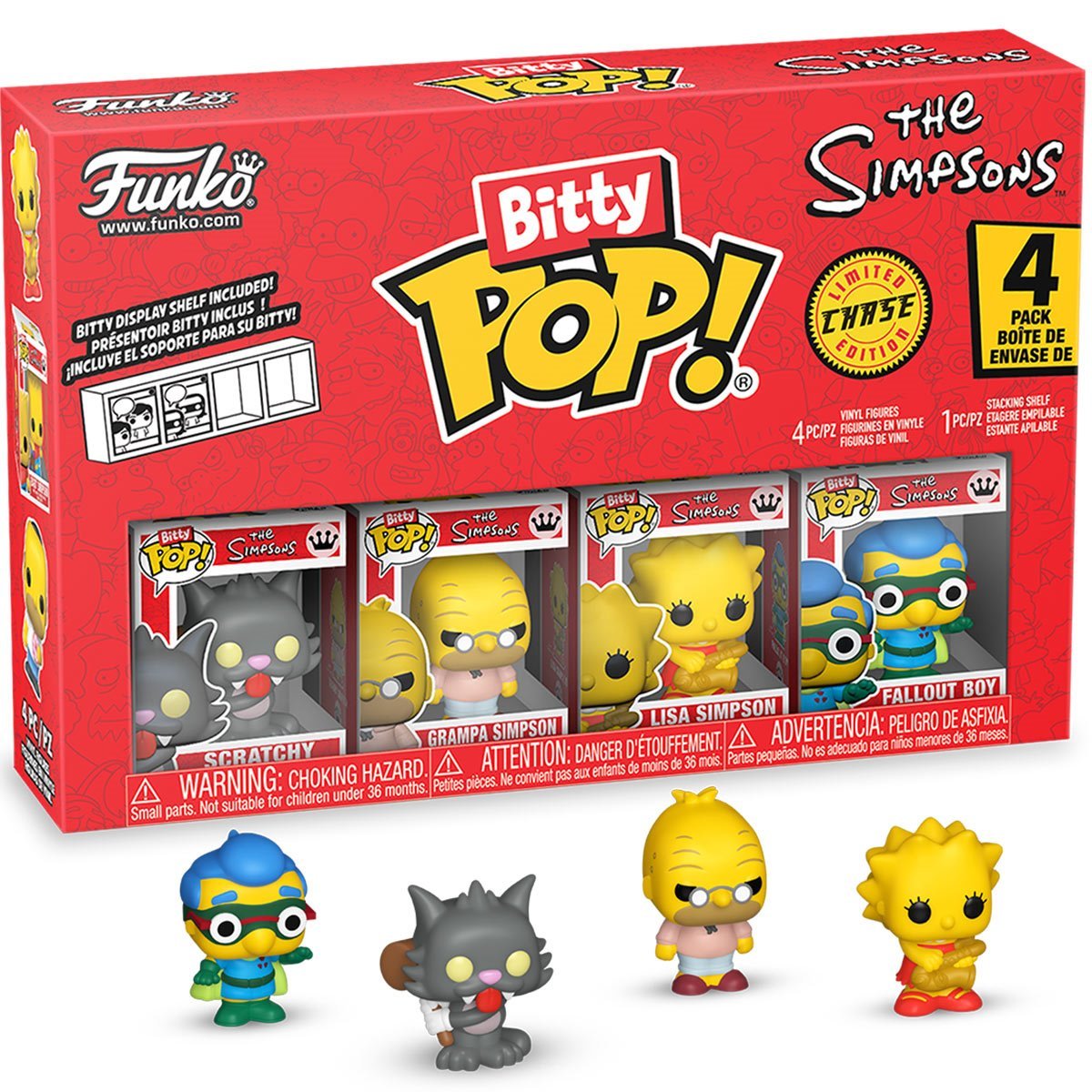 Funko Bitty POP! The Simpsons 4 Pack: Scratchy – POP SHOP & GALLERY