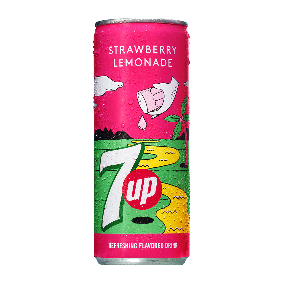 7Up Zero Sugar Strawberry Lemon Soda (255mL) (Thailand) – POP SHOP ...