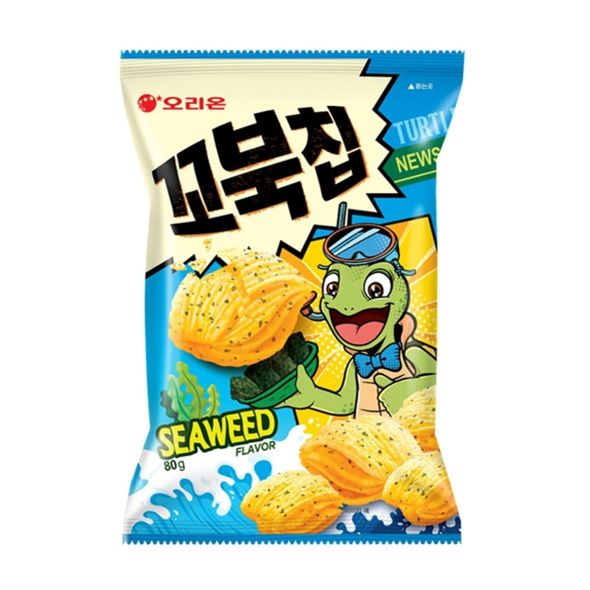 Orion Turtle Chips 160g 🐢🌊 – Seaweed Flavor, Ultra-Crispy Umami – POP ...