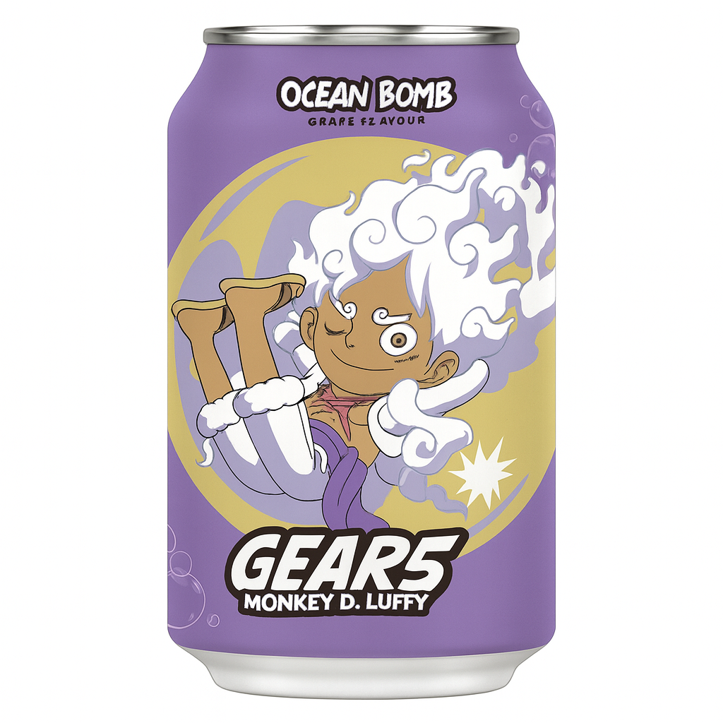 Pop Shop Life 🍇🏴‍☠️ Ocean Bomb Gear 5 Luffy Grape 330ml – POP SHOP ...