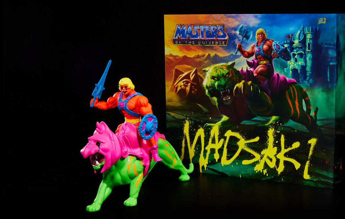 MADSAKI x "Masters of the Universe" Art Collectible - He-Man & Battle ...