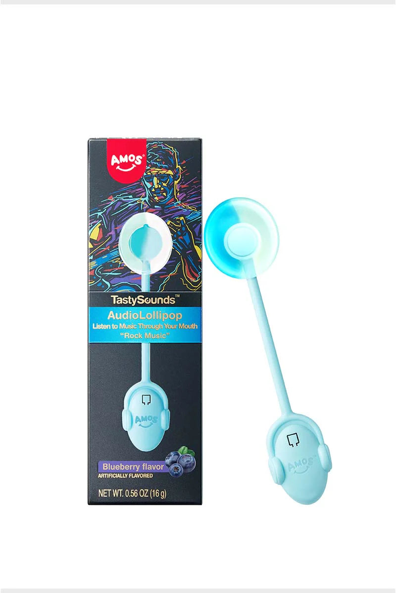 TastySounds Audio Lollipop - Electronic Dance, Blueberry Flavor (12g ...