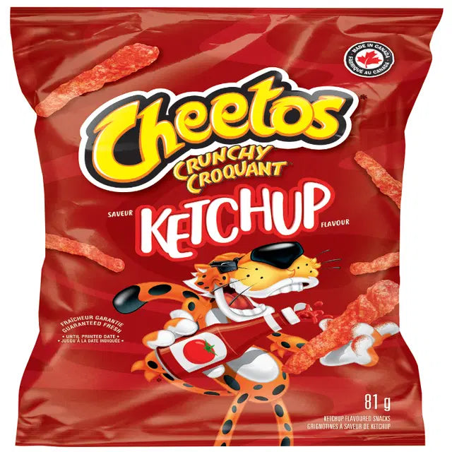 Cheetos Ketchup (81g, Canada) | Tangy Tomato Twist on a Classic Snack ...