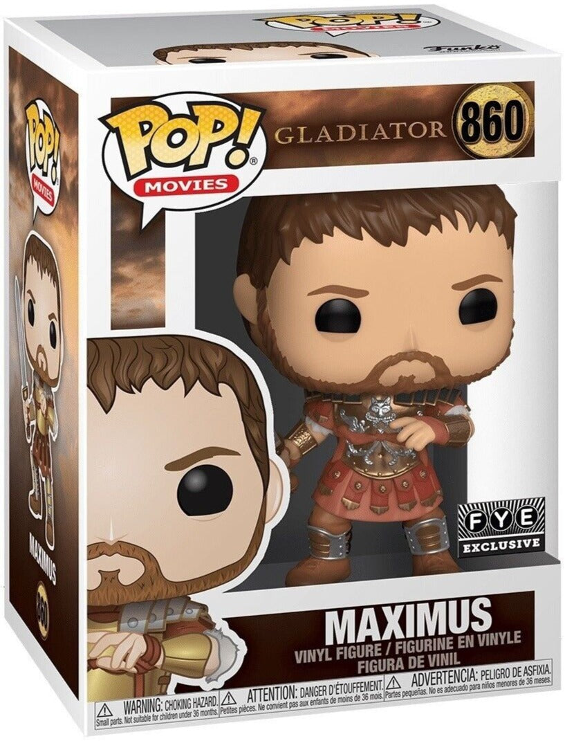 Funko Pop! Gladiator Maximus #860 FYE Exclusive – POP SHOP & GALLERY