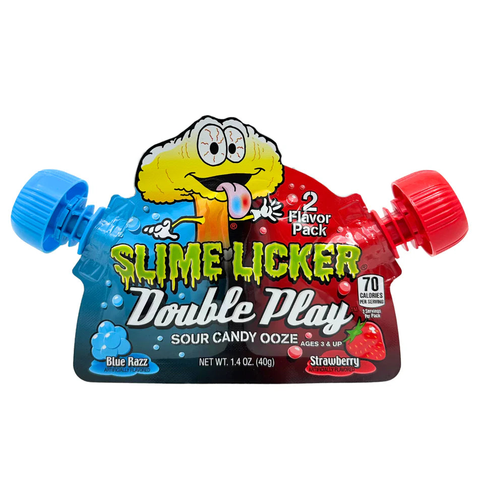 Slime Licker Double Play Blue Razz and Strawberry (40g) | Dual-Flavor ...